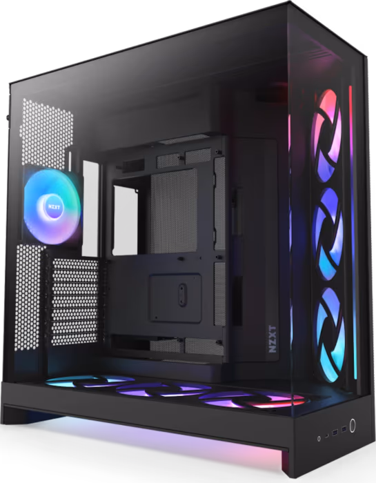 NZXT H9 FLOW RGB PLUS | TG Matte Black Chassis - ExtremePC