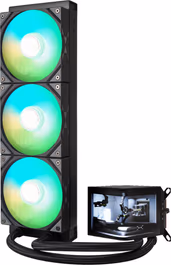 TRYX Panorama 360 ARGB 360mm | 6.5'' AMOLED Curved Screen | Black AIO ...